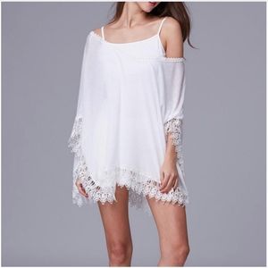 Swim | White Swimsuit Cover Up | Poshmark